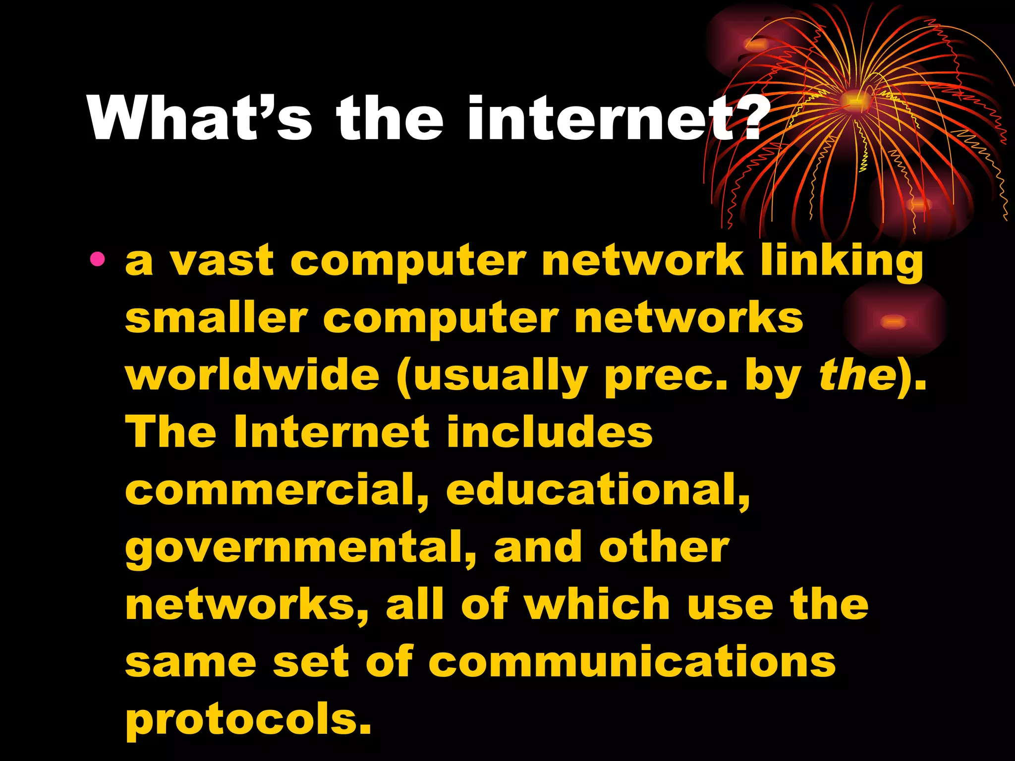 The Internet | PPT