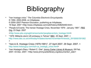 The Iranian Hostage Crisis | PPT