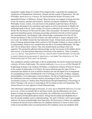 The islamic Philosophy; Avicenna Or Ghazali | PDF