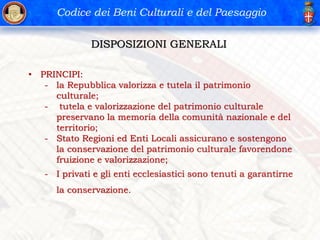 The Italian Legislation on the Protection of Cultural Heritage ...