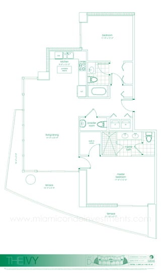 The Ivy Floor Plans for condos in Miami | PDF