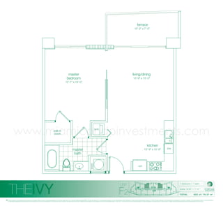 The Ivy Floor Plans for condos in Miami | PDF