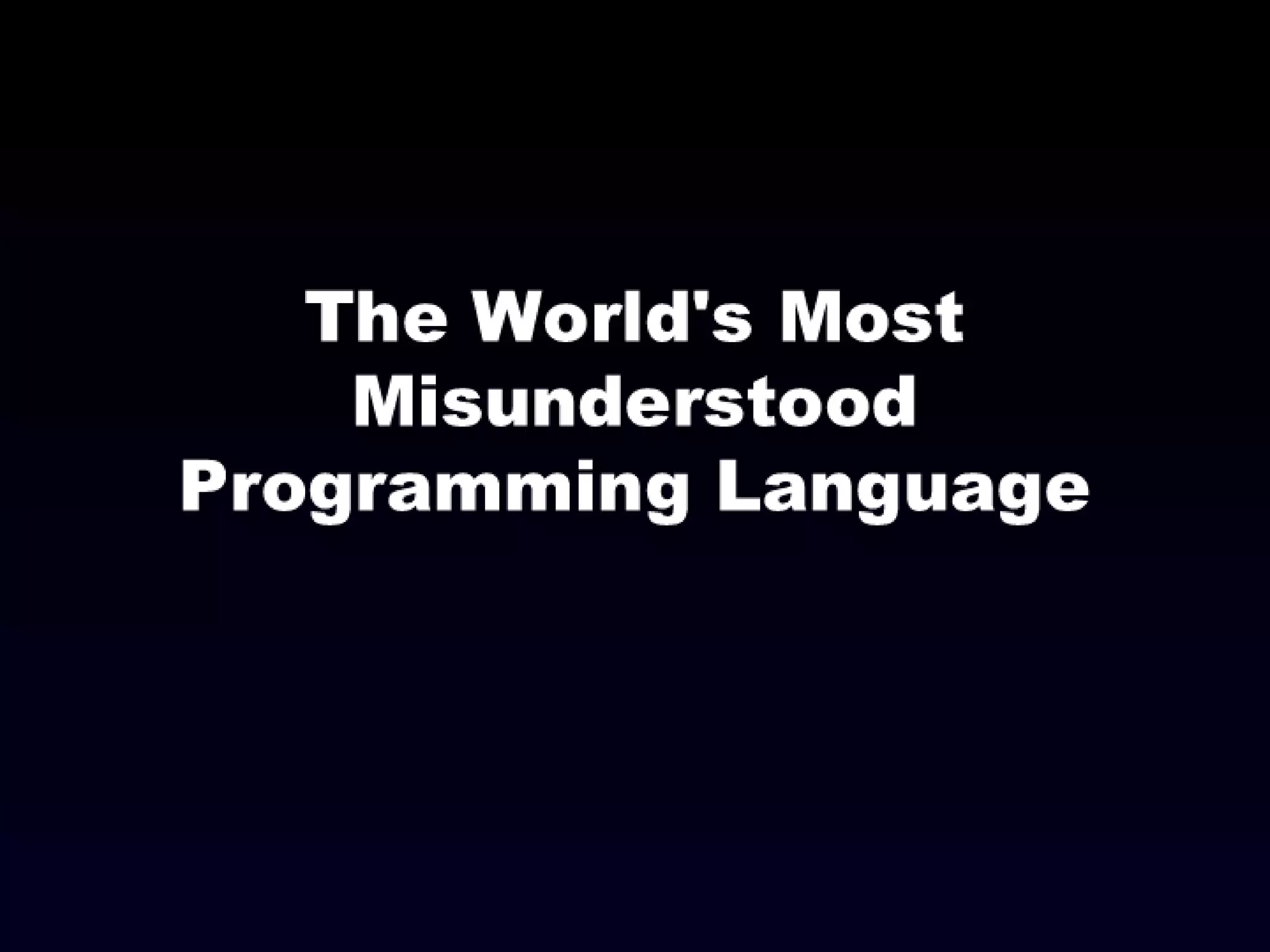 The Javascript Programming Language Ppt