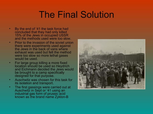 The Jewish Holocaust | PPT