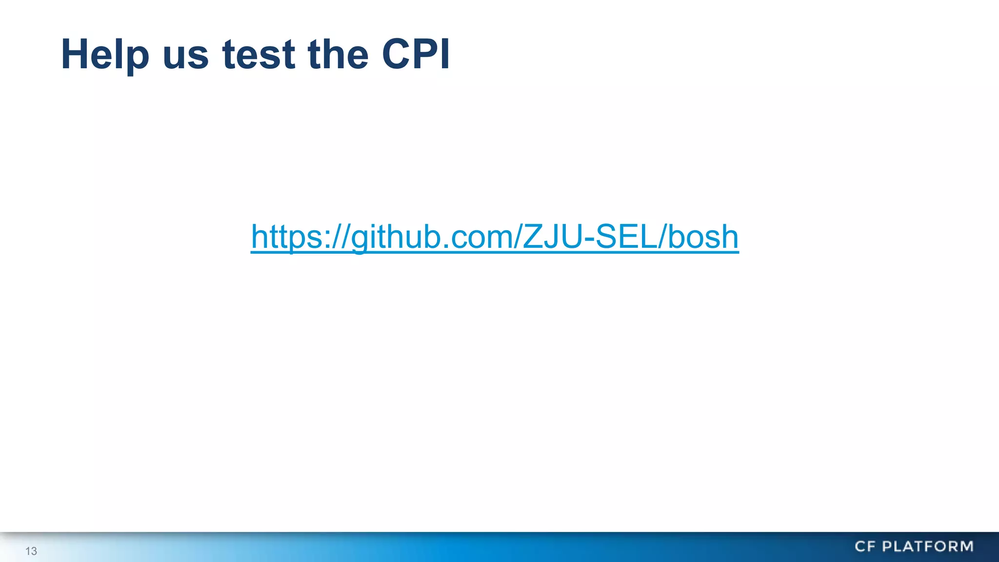 The Journey to Cloud Foundry | PPTX