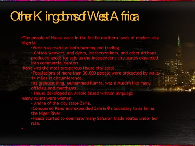 the kingdoms of west africa | PPT