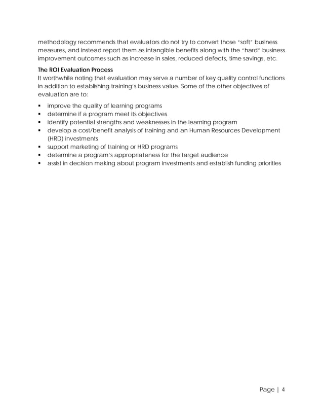 The Kirkpatrick-Phillips-Evaluation Model | PDF | Personal Investing ...