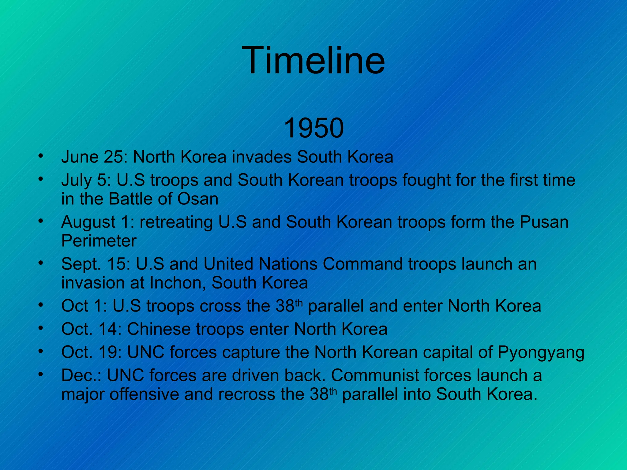 The Korean War | PPT