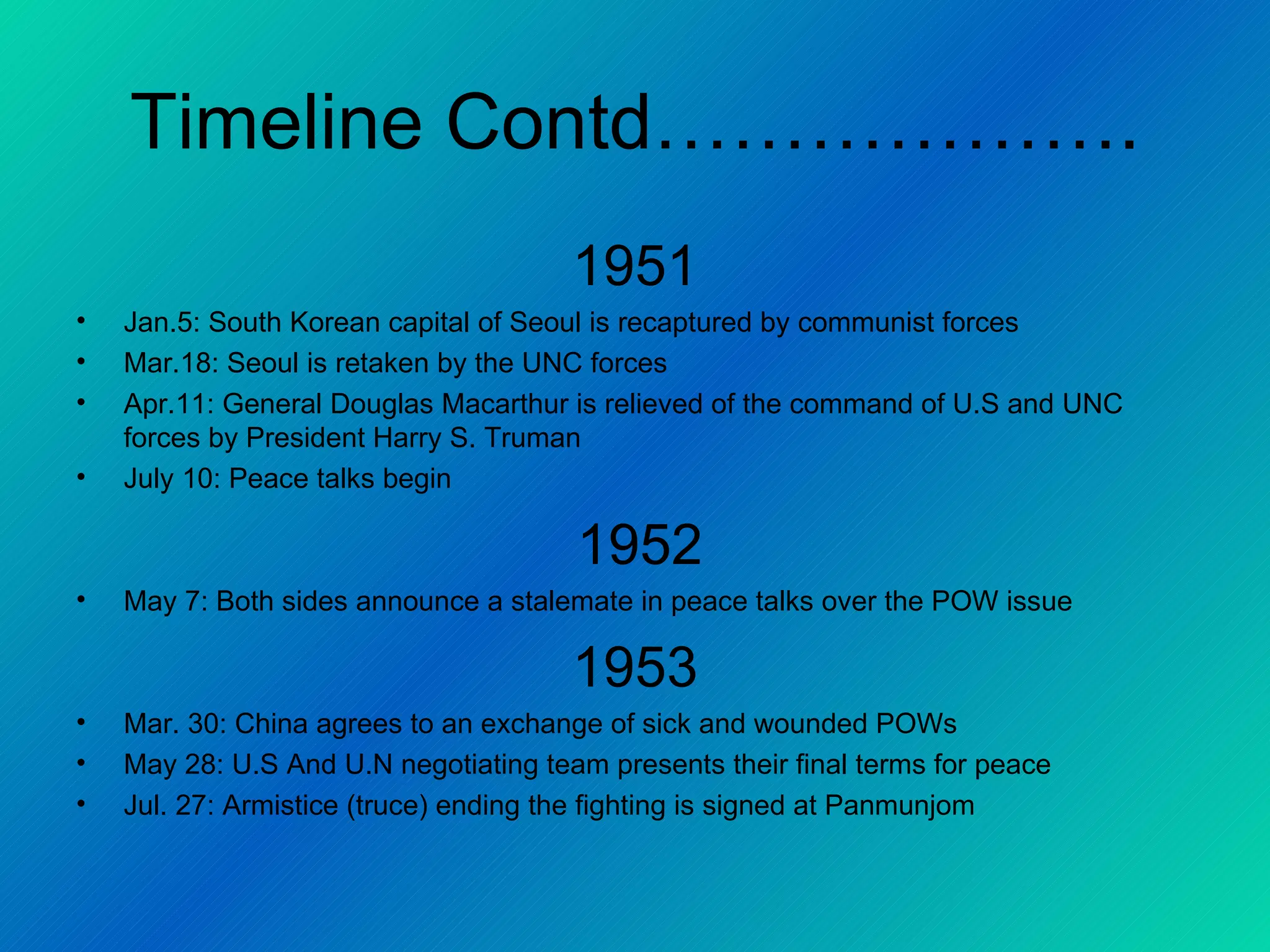 The Korean War | PPT | Death, Injury, or Military Conflict | Sensitive ...