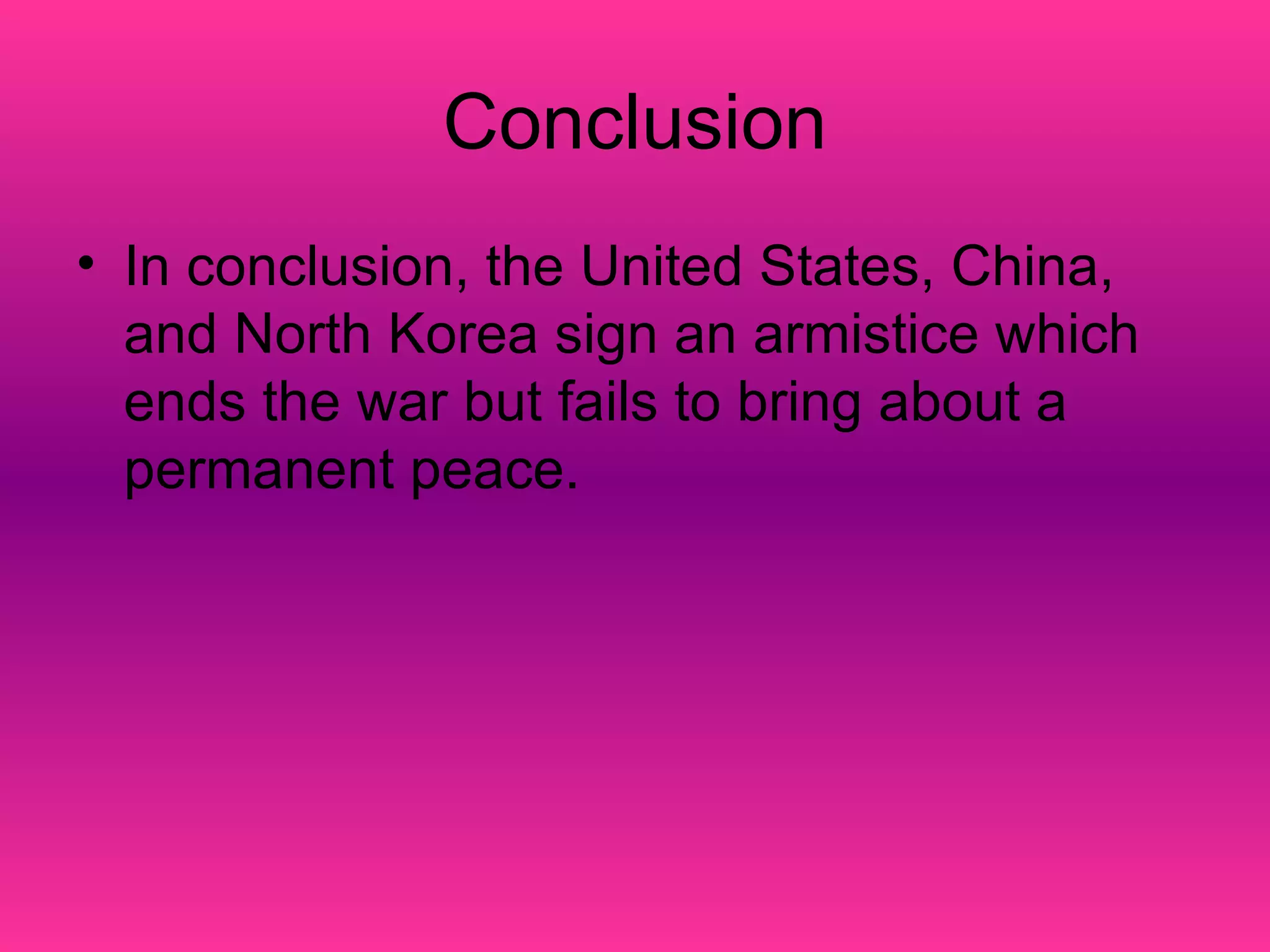 ~The Korean War~ | PPT