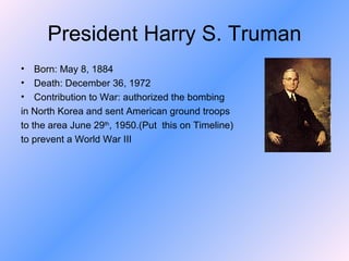 ~The Korean War~ | PPT