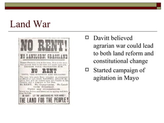 The Land League And The Land War | PPT