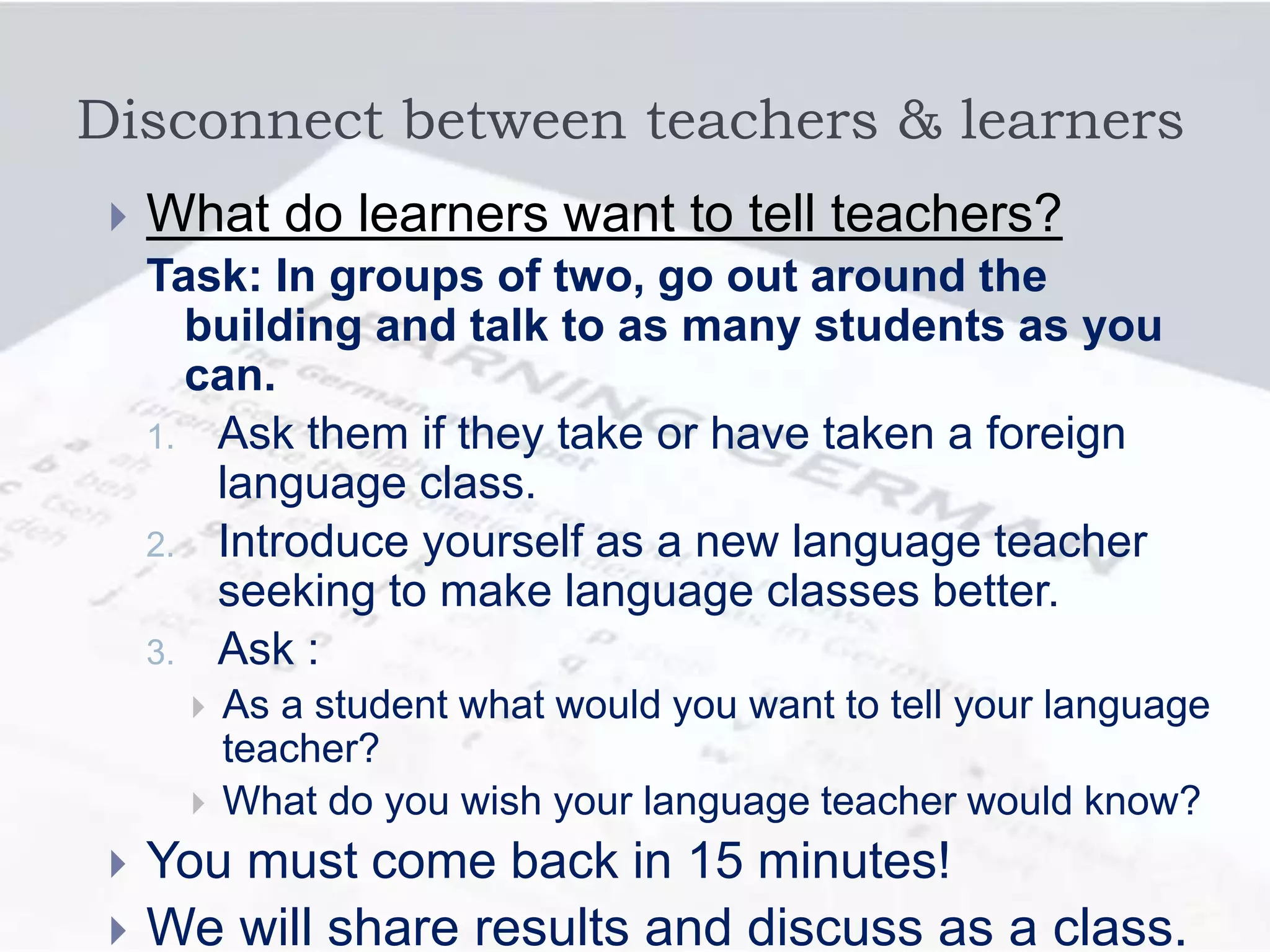 The language-learner | PPTX