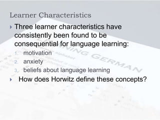 The language-learner | PPTX