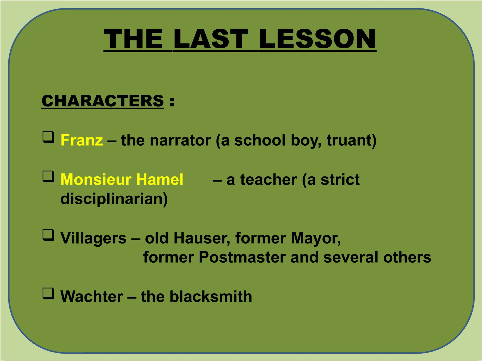 The-Last-Lesson.pptx class 12 NCERT lesson | PPTX
