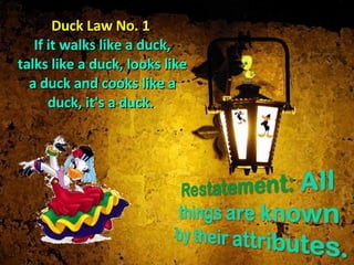 The Laws Of Ducks | PPS