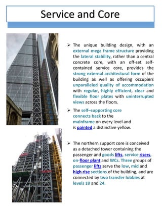 Case study on Leadenhall Building KUET BECM 2k15 | PPTX