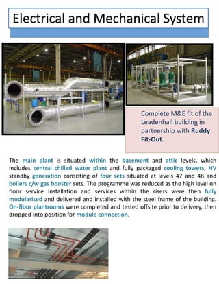 Case study on Leadenhall Building KUET BECM 2k15 | PPTX