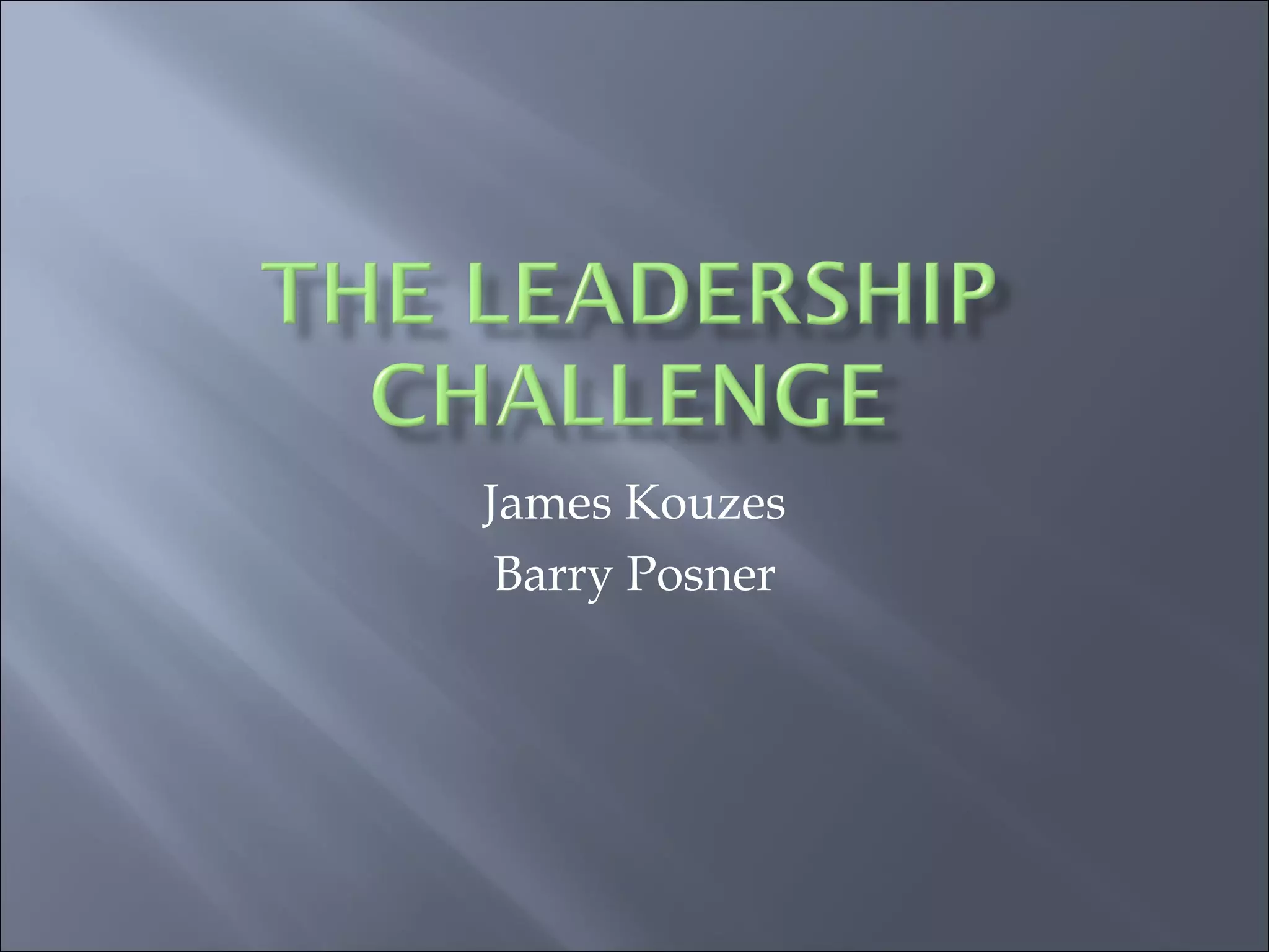 The Leadership Challenge | PPT