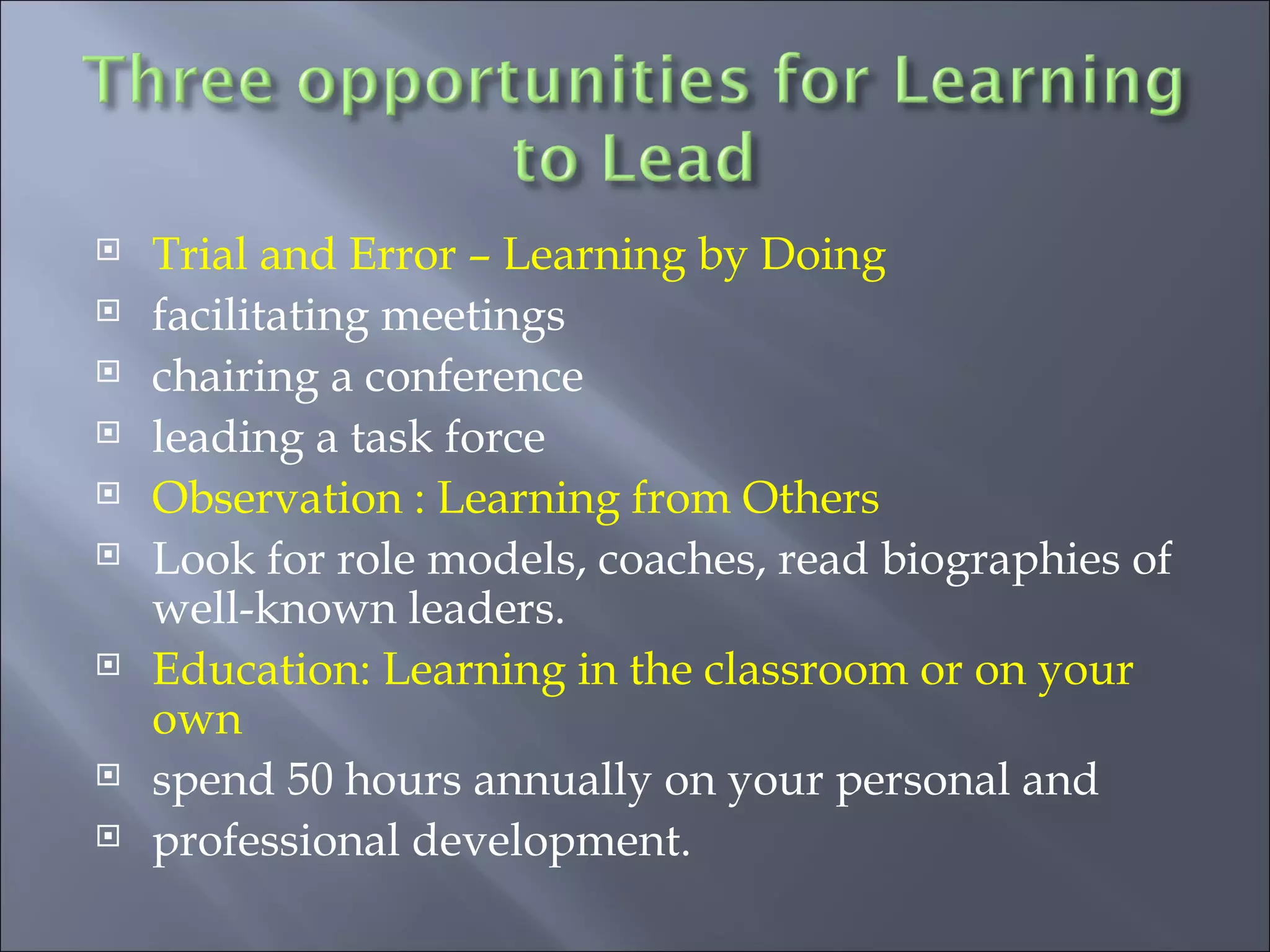 The Leadership Challenge | PPT