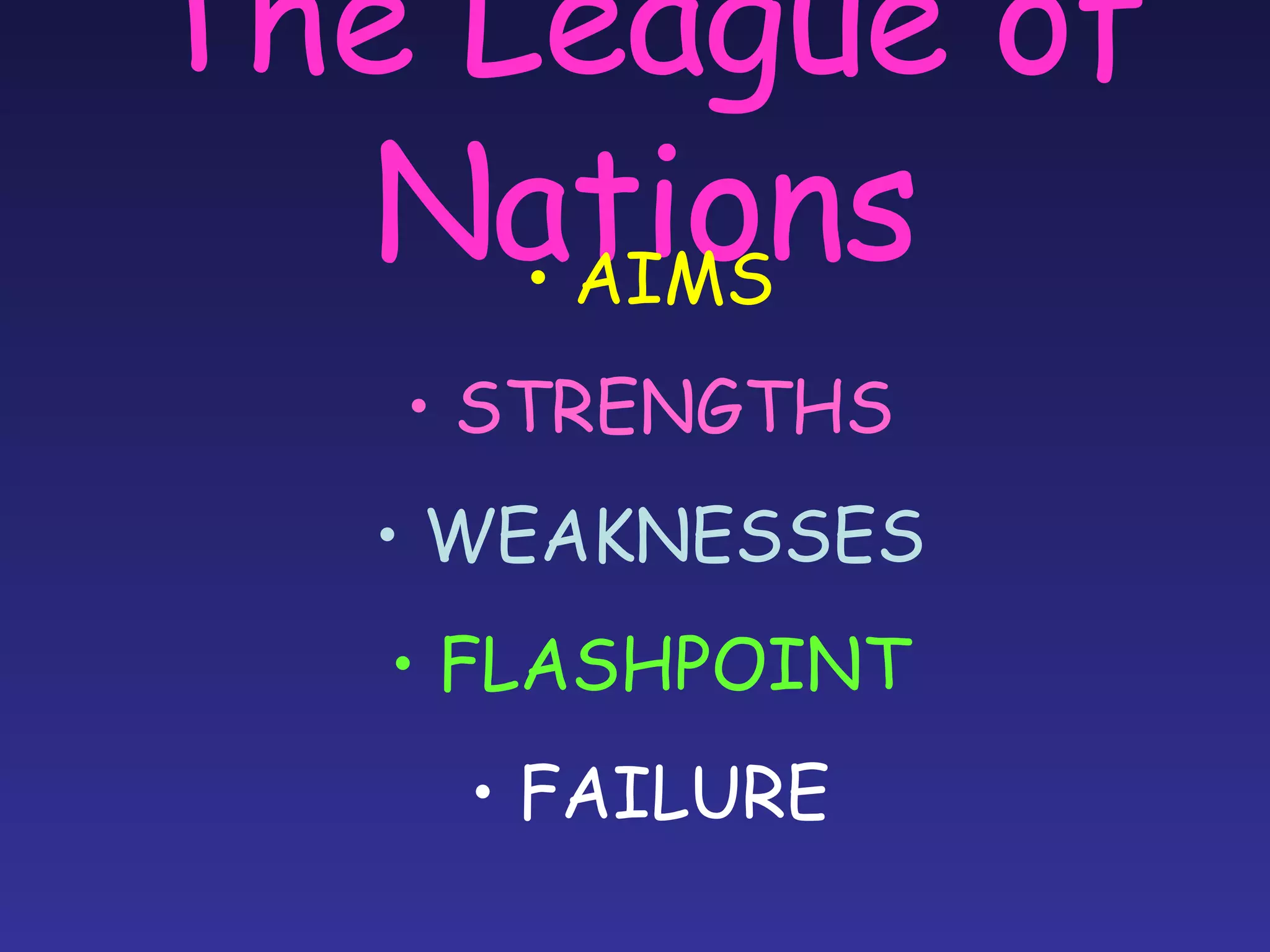 The League of Nations | PPT
