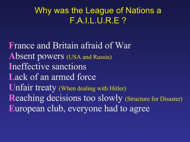 The League of Nations | PPT