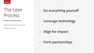The Lean 360 - Managing Feedback with Limited Resources | PPT