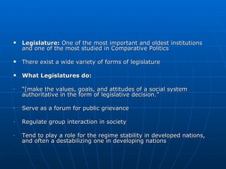 The legislative branch | PPT