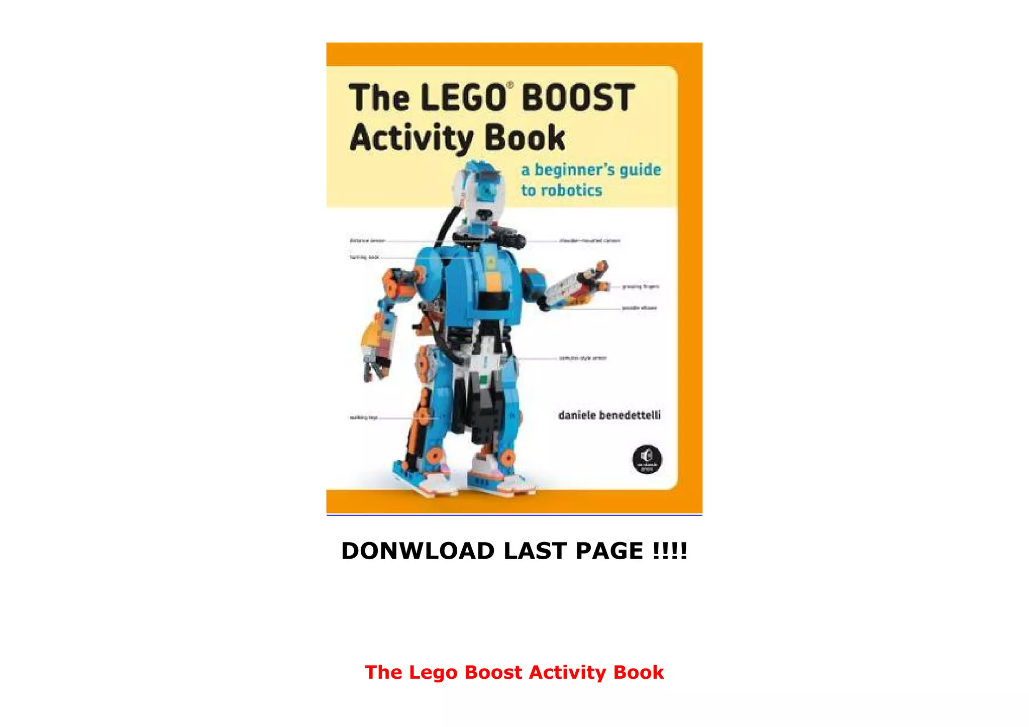 The Lego Boost Activity Book | PDF