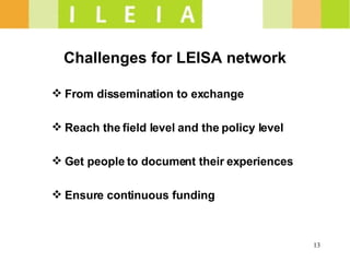 The LEISA Network | PPS