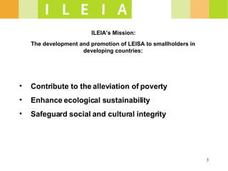 The LEISA Network | PPS