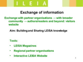 The LEISA Network | PPS