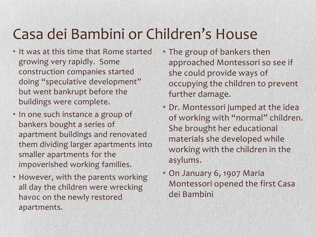 The life and legacy of Maria Montessori by Daniel Clifford | PPT