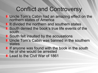 The Life And Work Of Harriet Beecher Stowe | PPT