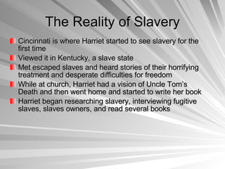 The Life And Work Of Harriet Beecher Stowe | PPT