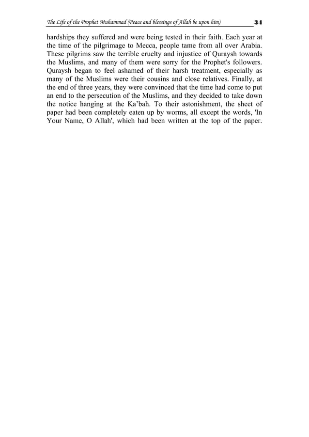 The life-of-the-prophet-muhammad | PDF