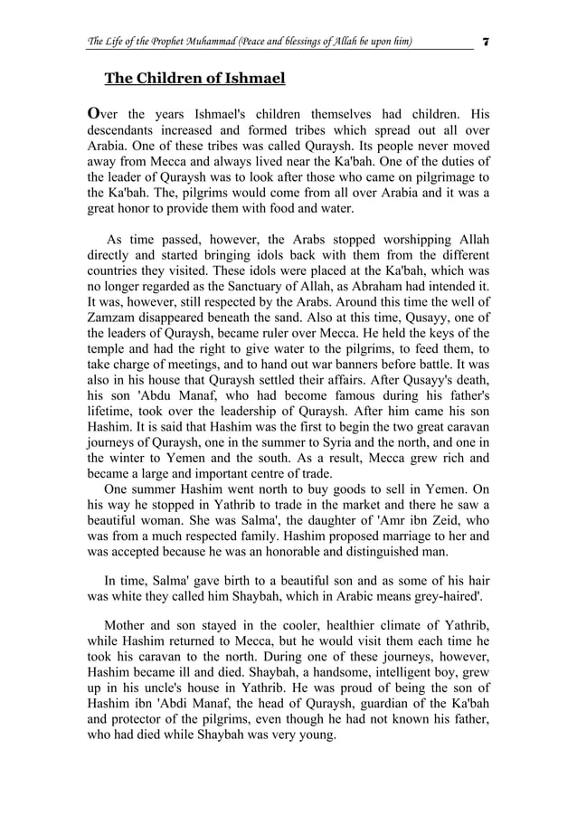 The life-of-the-prophet-muhammad | PDF