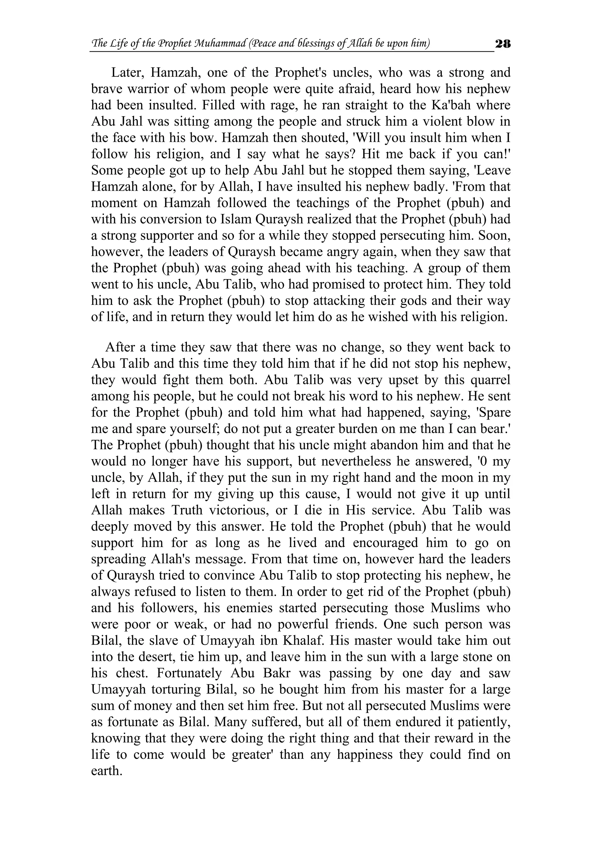 The Life Of The Prophet Muhammad (PBUH) | PDF