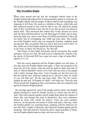 The Life Of The Prophet Muhammad (PBUH) | PDF