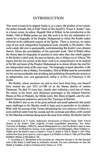Al-Sira Al-Nabawiyya | The Life Of The Prophet Muhammad (SAW) Volume 1 ...