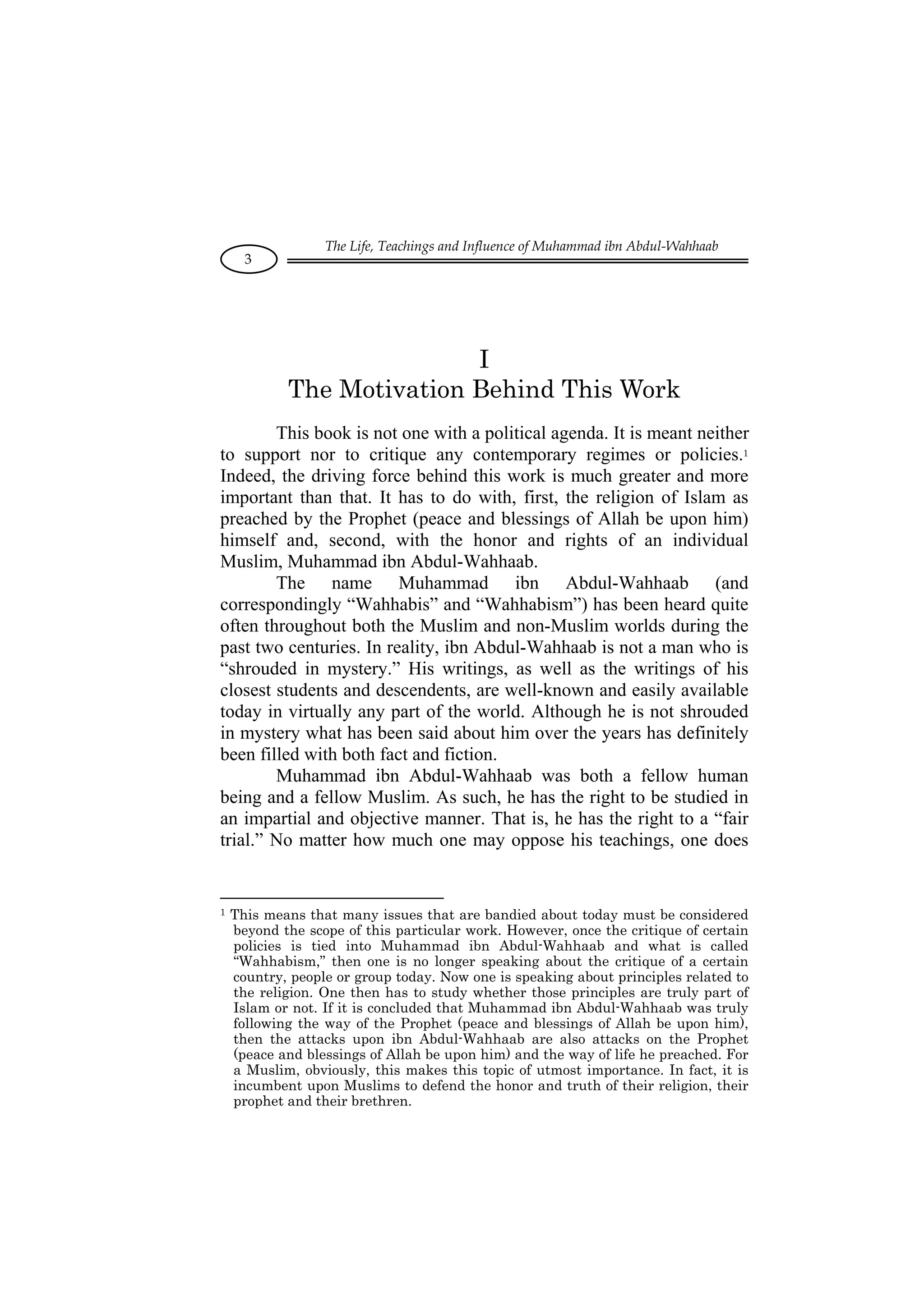 The Life, Teachings And Influence Of Muhammad Ibn Abdul Wahhab | PDF