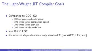The light-weight-jit-compiler-project-for-c ruby | PPT