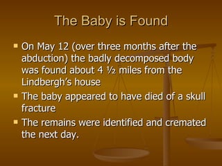 The Lindbergh Baby Kidnapping | PPT