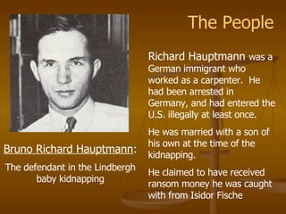The Lindbergh Baby Kidnapping | PPT