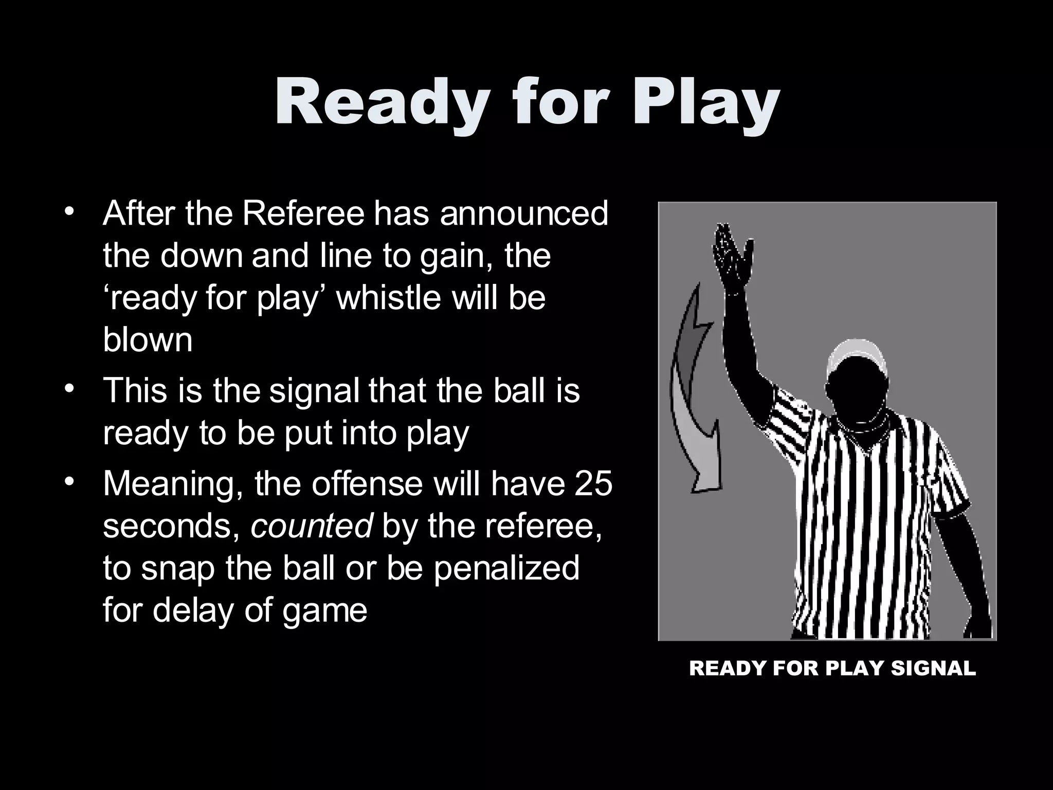 The Line Of Scrimmage | PPT