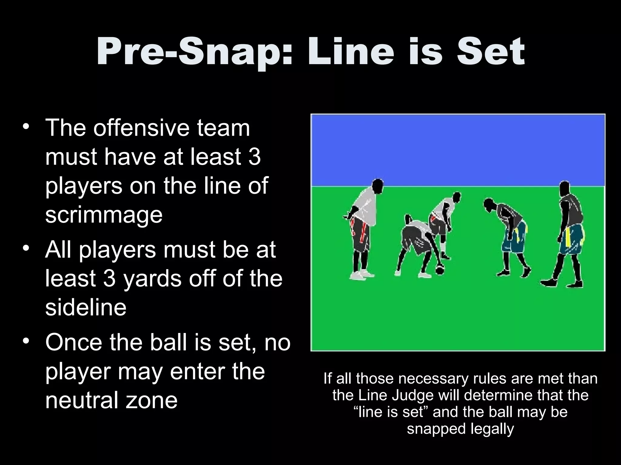 The Line Of Scrimmage | PPT