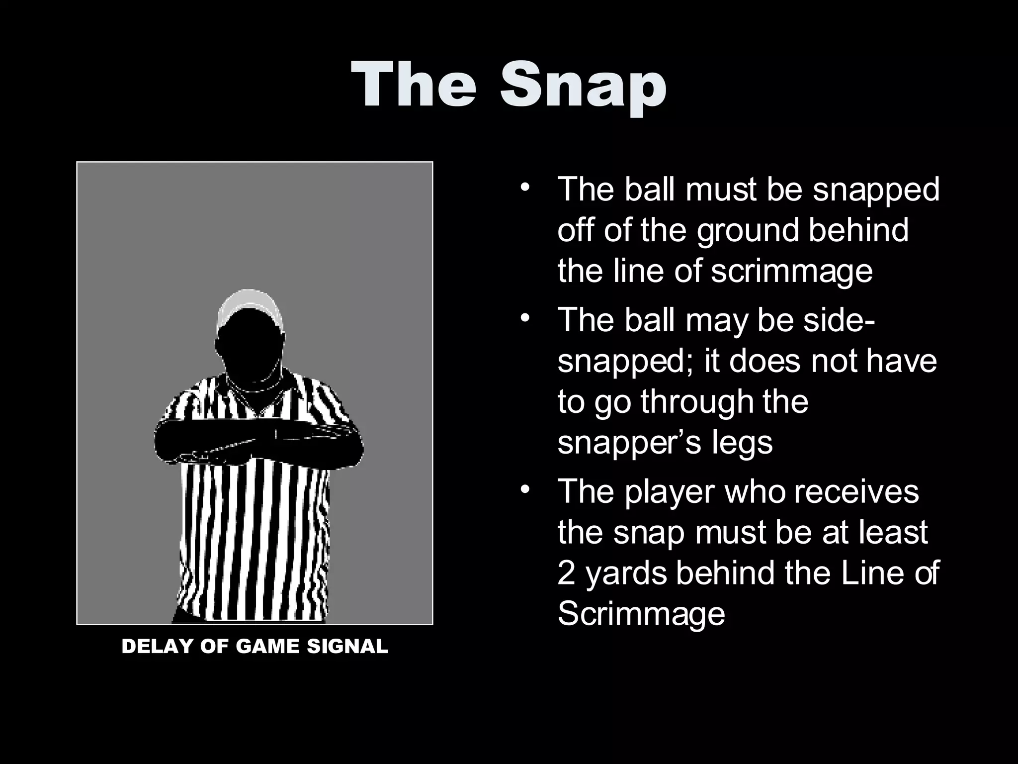 The Line Of Scrimmage | PPT