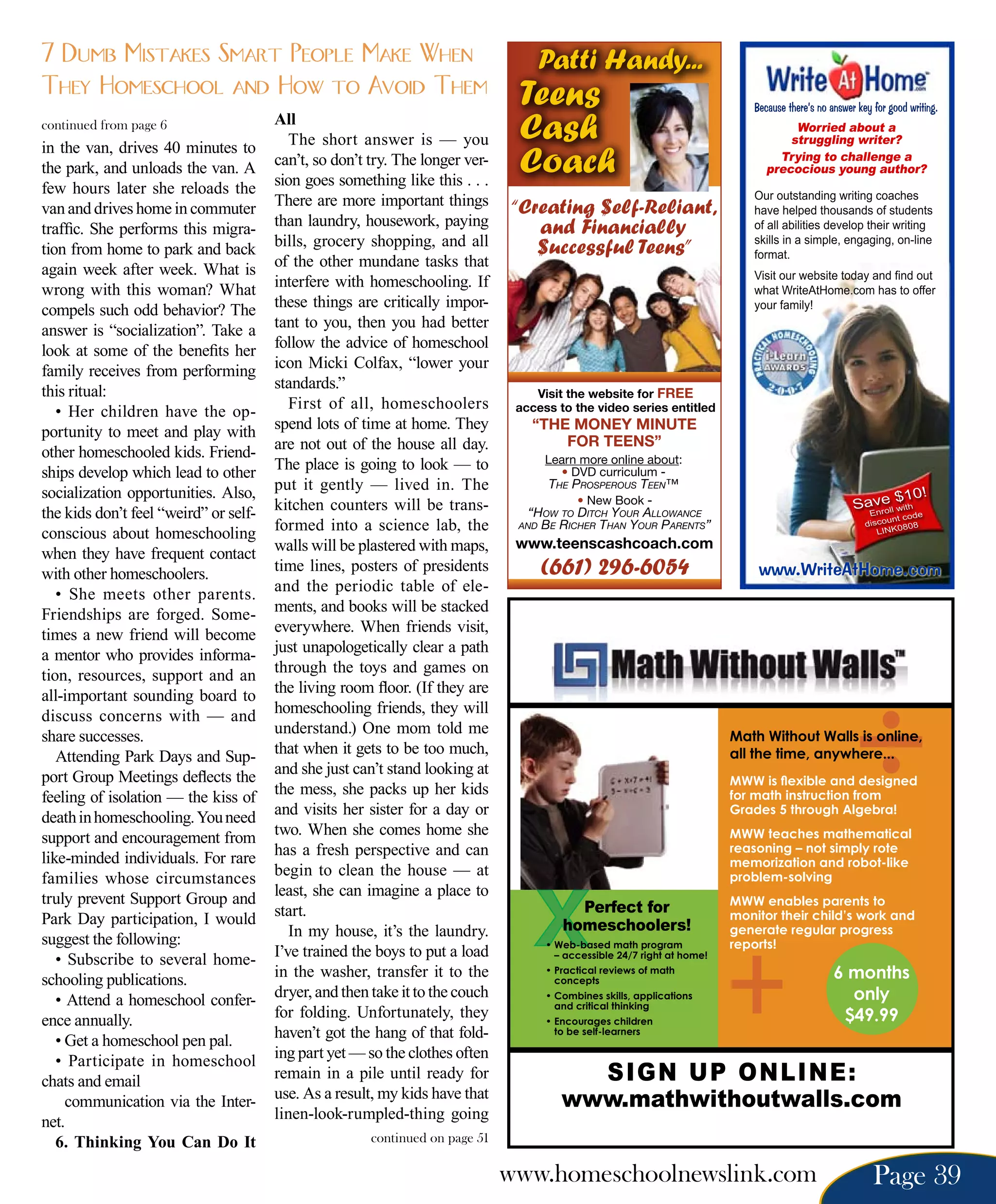 The Link Homeschooling Magazine | PDF | Homeschooling | Education
