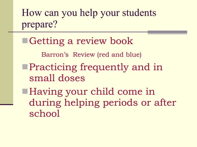 The Living Environment: Regents Preparation | PPT