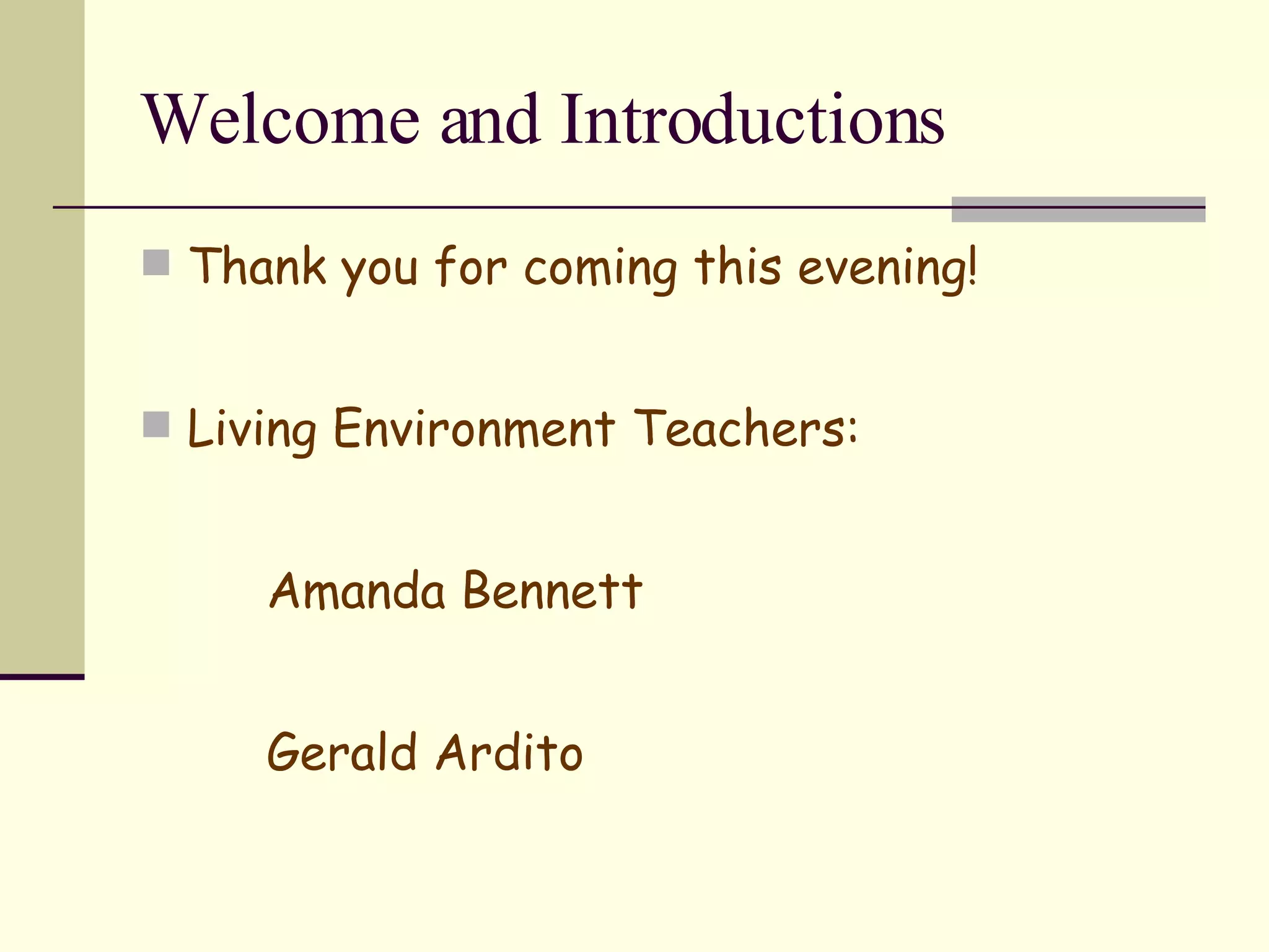 The Living Environment Regents | PPT | Educational Assessment | Education